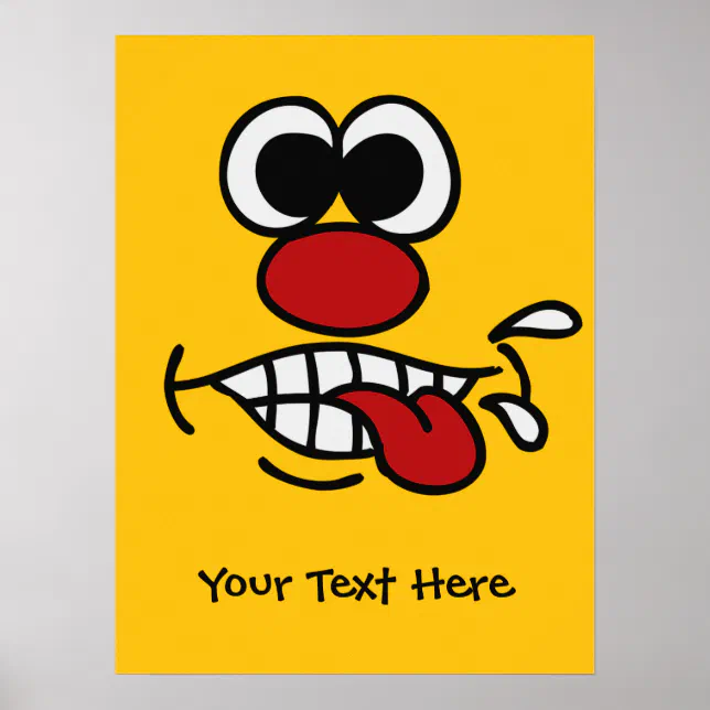 Funny Face custom poster | Zazzle