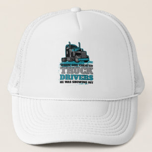 Truck Driver Hats & Caps | Zazzle UK