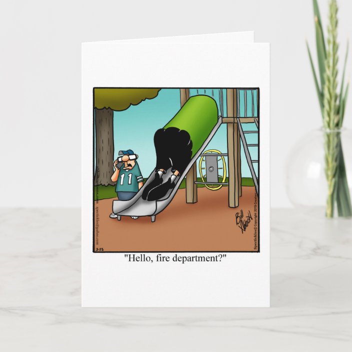 Funny Hi And Hello Humour Greeting Card | Zazzle.co.uk