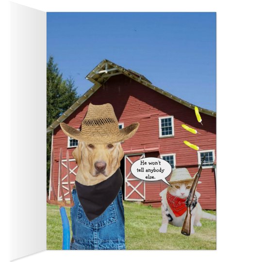 Funny Lab Farmer Birthday Card | Zazzle.co.uk