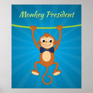 Funny Monkey Posters & Prints | Zazzle UK