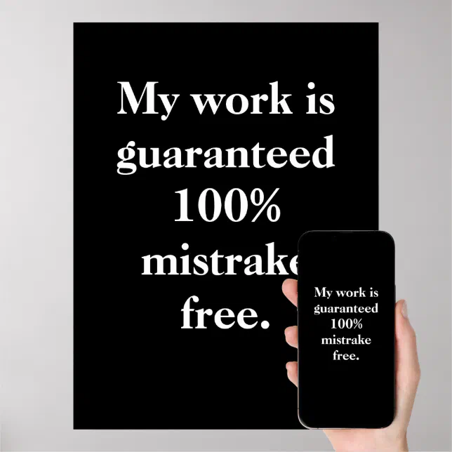 Funny Motivational Office Poster | Zazzle