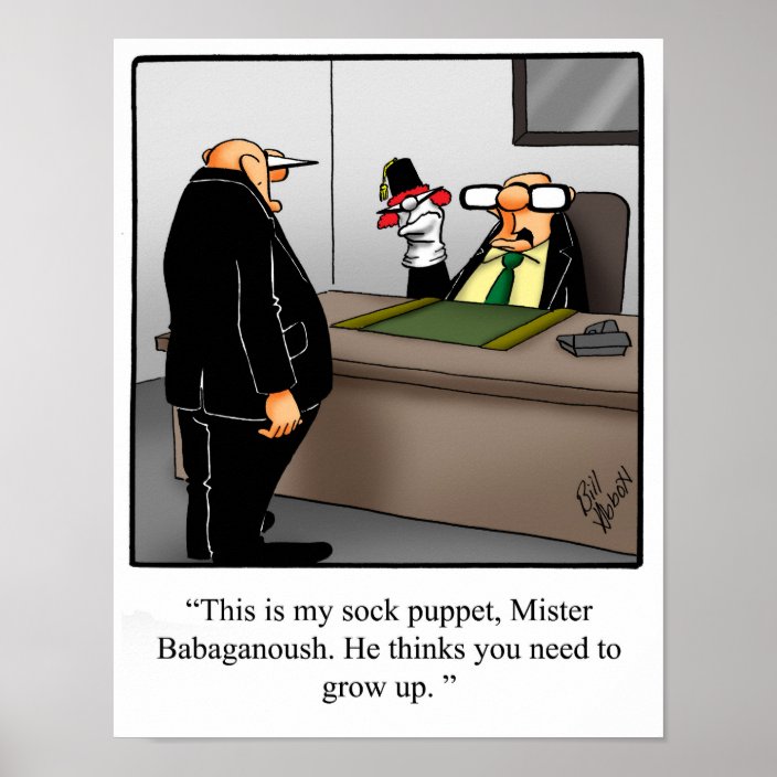 Funny Office Humour Poster "Weird Boss" | Zazzle.co.uk