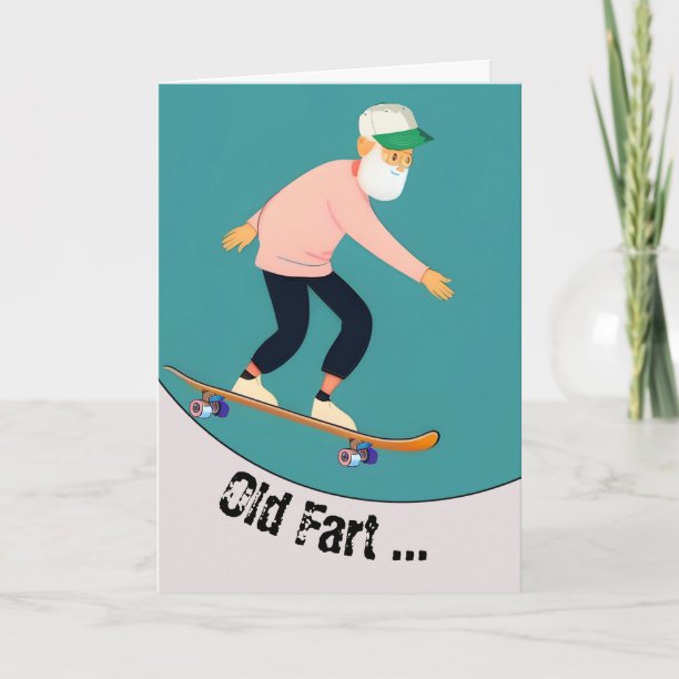 Old Fart Greeting Cards & Personalised Cards | Zazzle UK