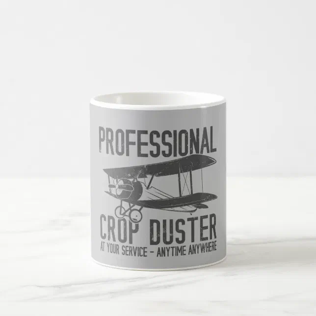 Funny Professional Crop Duster Fart Joke Gift Coffee Mug | Zazzle
