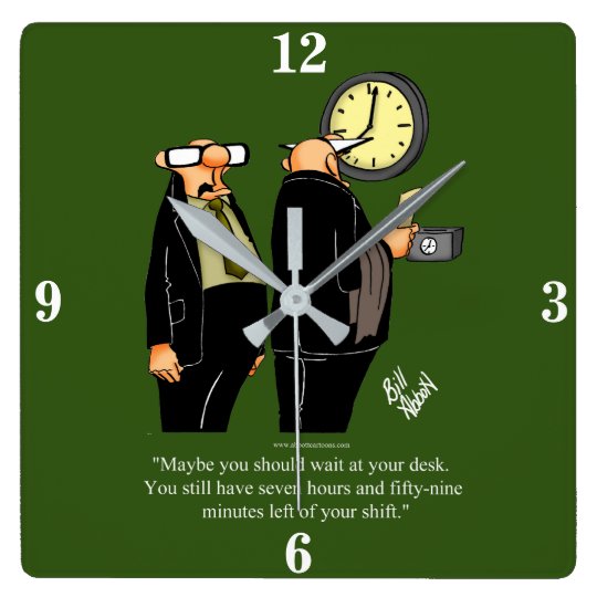 Funny Retirement Humour Wall Clock Gift | Zazzle.co.uk