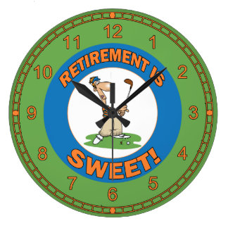 Retirement Wall Clocks | Zazzle.co.uk