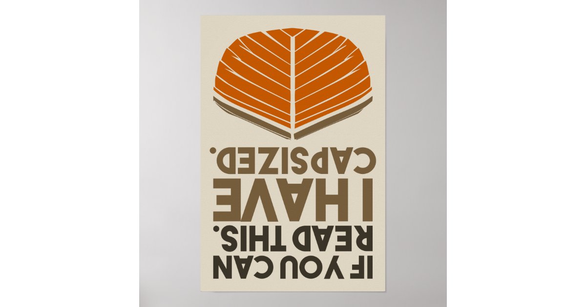 Funny Sailing Nautical Theme Captain Pun Poster | Zazzle