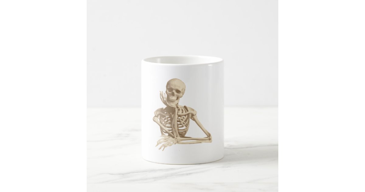 Funny Skeleton Coffee Mug | Zazzle