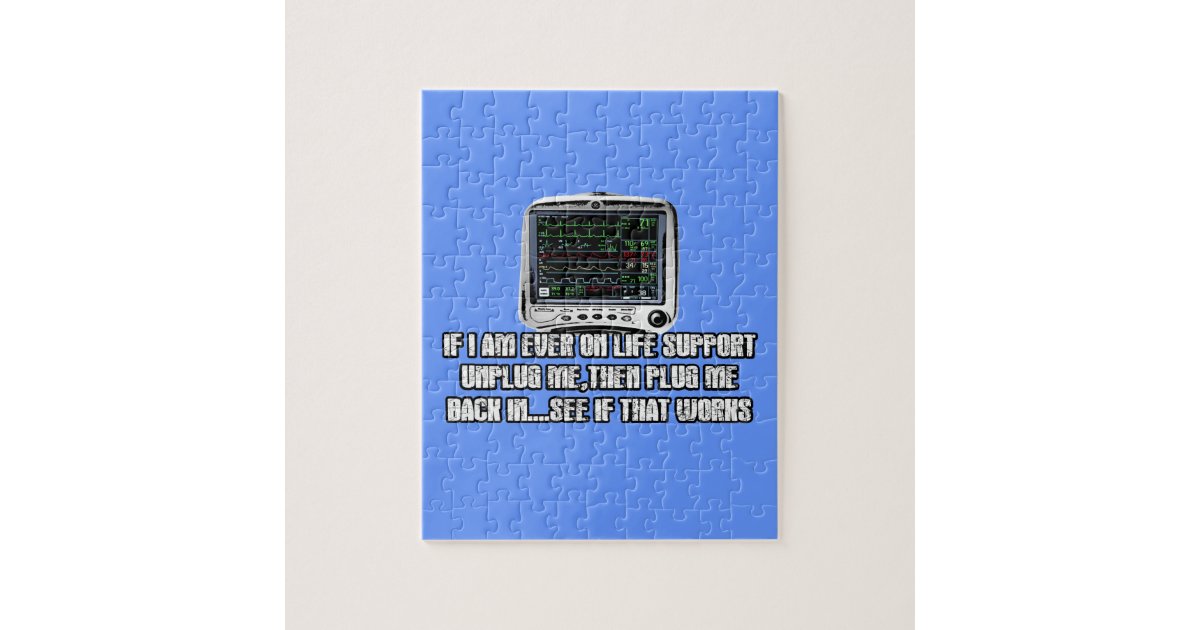 Funny slogan jigsaw puzzle | Zazzle