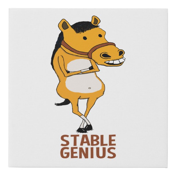 Funny Horse Art & Wall Décor | Zazzle.co.uk