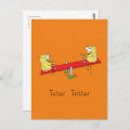 Funny Tater Tots Teeter Totter Kids Postcard | Zazzle