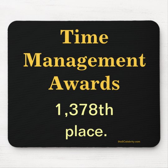 Funny Time Management Joke Mousepad | Zazzle.co.uk