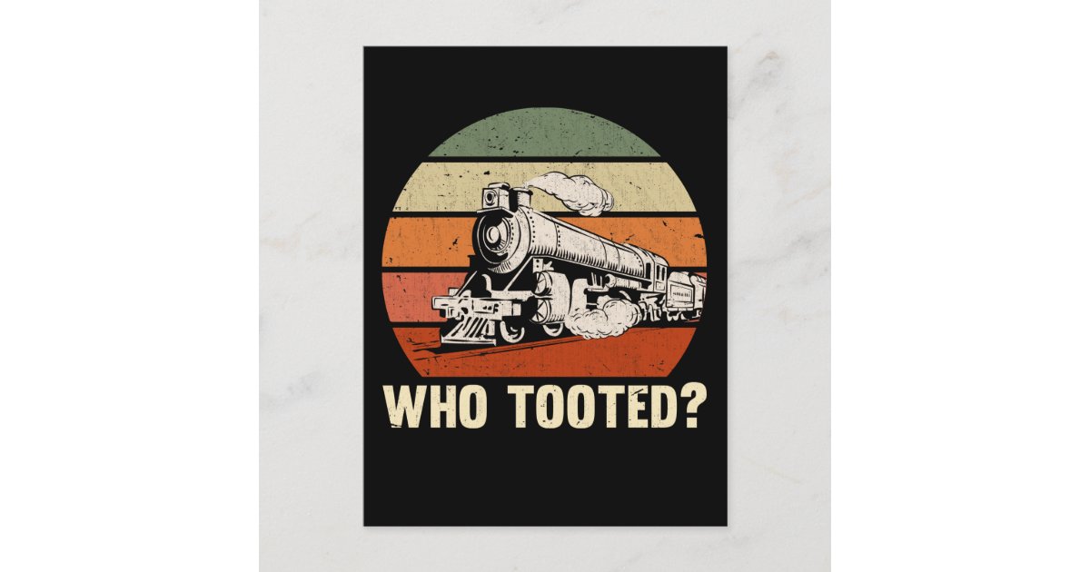 Funny Train Railroad Quote Railfan Postcard | Zazzle