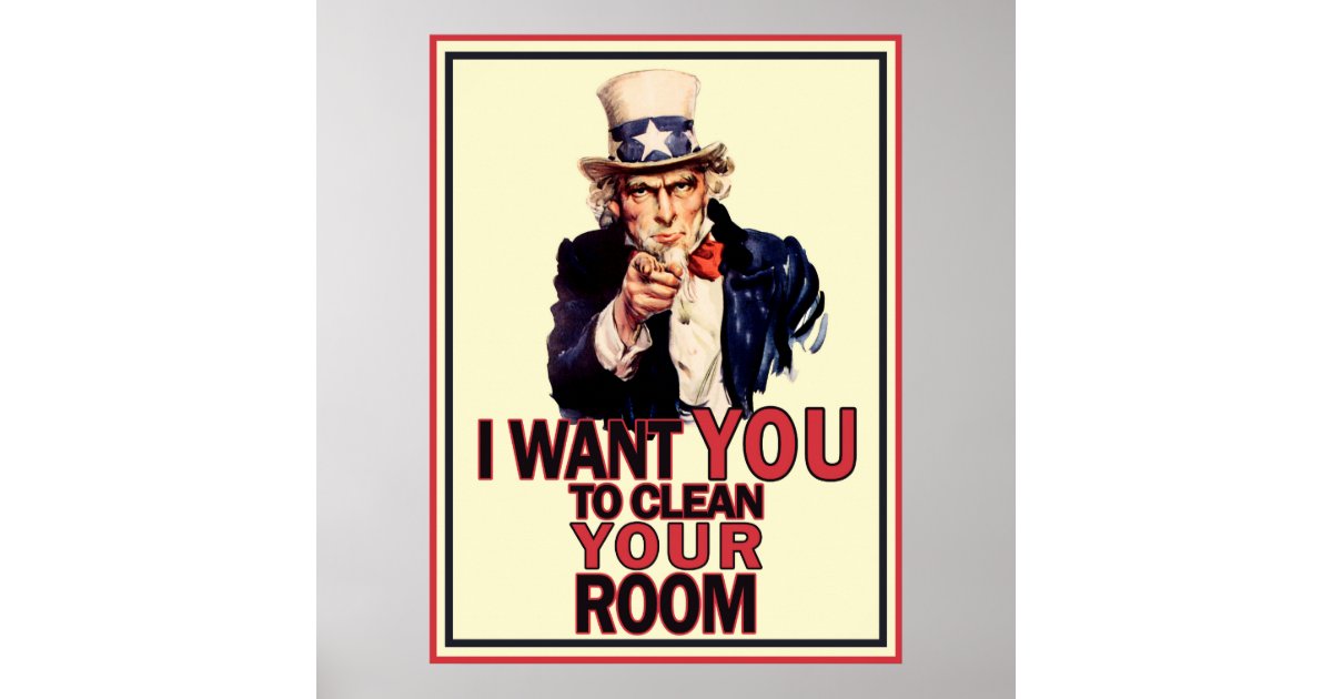 Funny Uncle Sam Poster | Zazzle