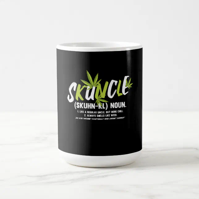 Funny Uncle Weed Smoker Skuncle Uncle Lover Gift Coffee Mug | Zazzle