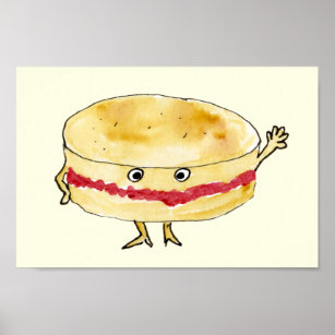Funny Desserts Posters & Prints | Zazzle UK
