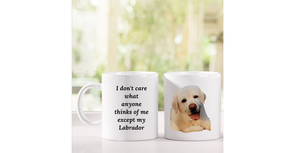 Funny Yellow Labrador Retriever Mug | Zazzle