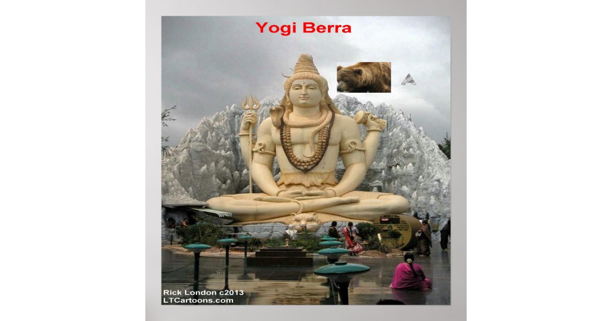 Funny Yogi Deja Vu All Over Again Poster | Zazzle