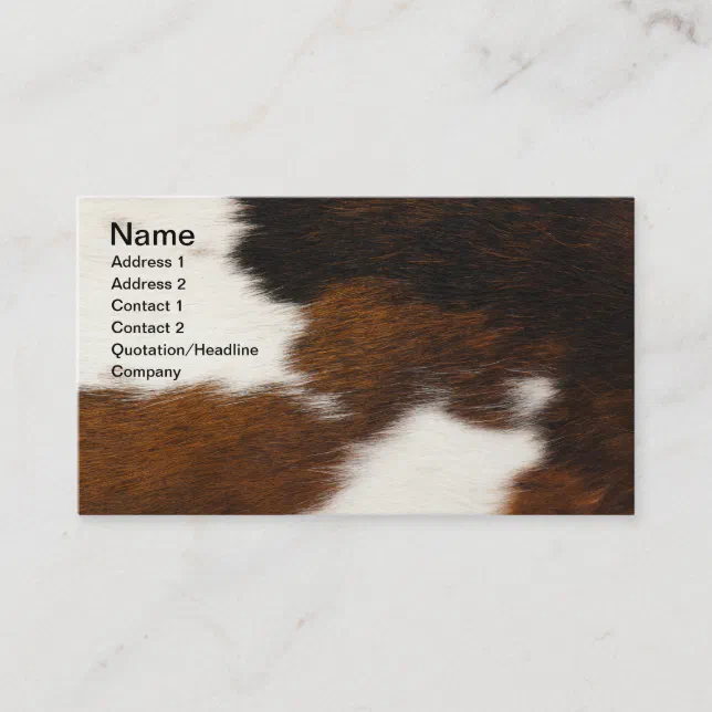 Furry background business card | Zazzle