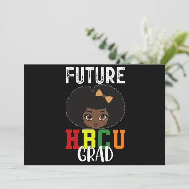 Future HBCU Grad Girl Graduation Black College Invitation | Zazzle