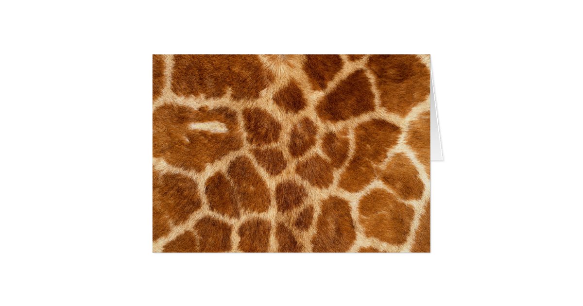 Fuzzy Giraffe Fur Pattern | Zazzle