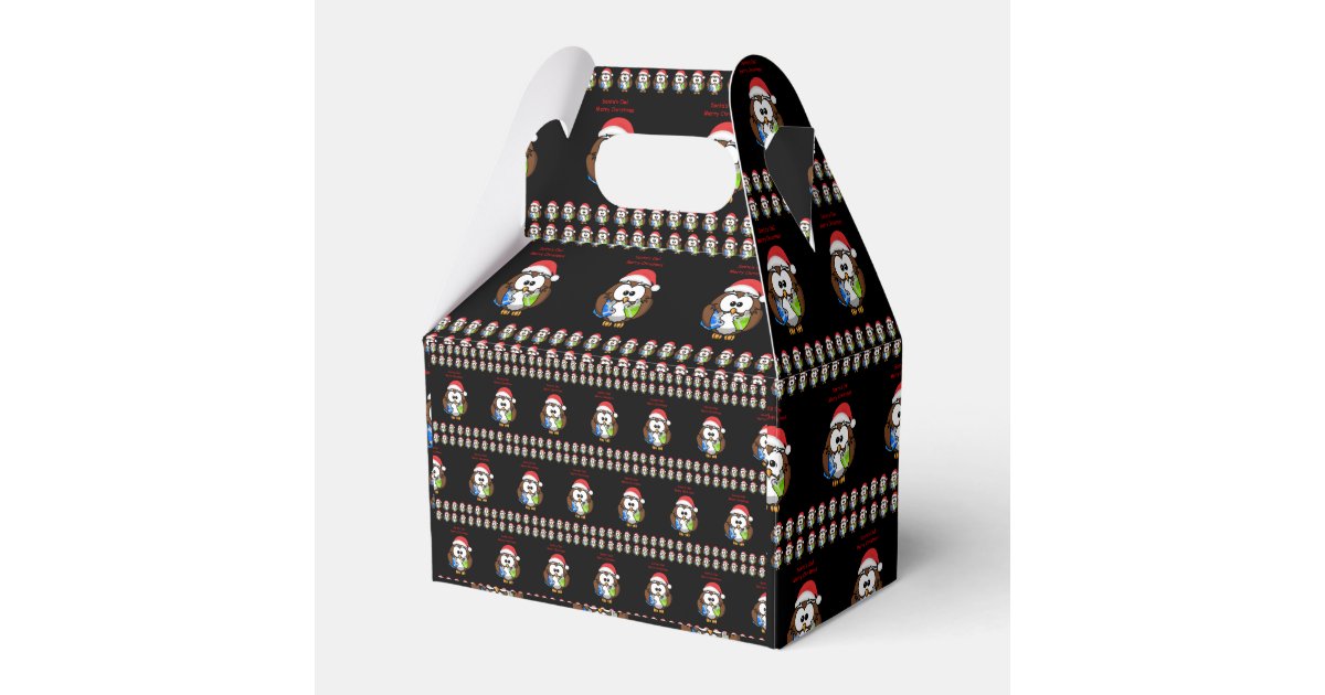 Gable Favour Box Snowman | Zazzle