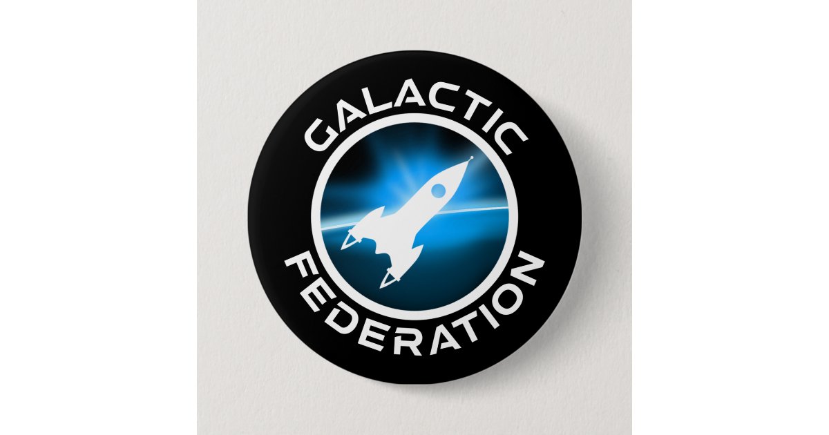 Galactic Federation Logo 7.5 Cm Round Badge | Zazzle