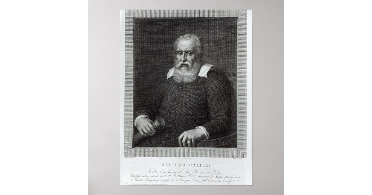 Galileo Galilei Poster | Zazzle