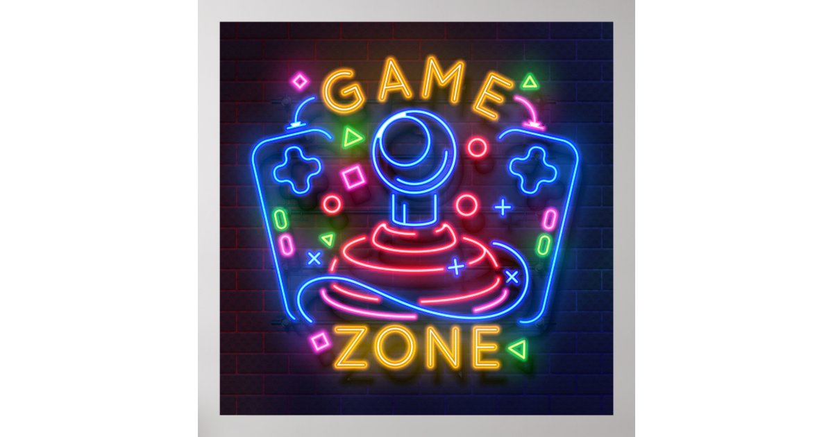 Game Zone Poster | Zazzle