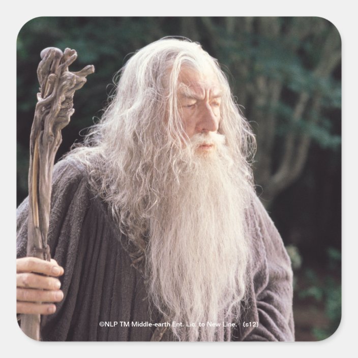 GANDALF™ Standing Square Sticker | Zazzle.co.uk
