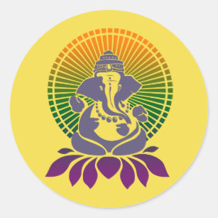Ganesha Stickers & Labels | Zazzle UK
