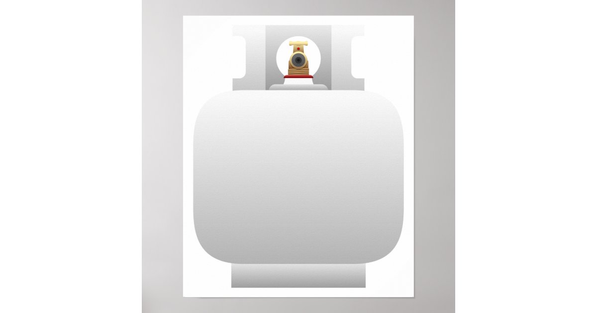 Gas Cylinder Poster | Zazzle