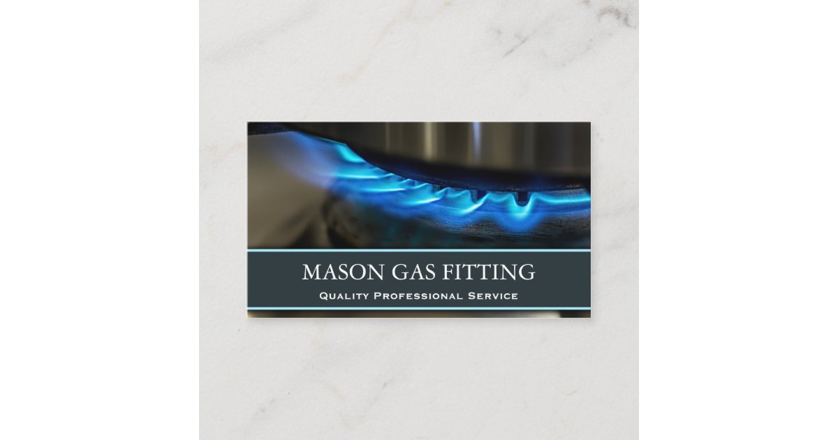 Gas Engineer / Fitter Photo Business Card | Zazzle.co.uk