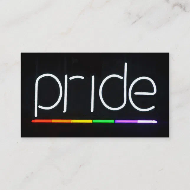 Gay Pride Business Card | Zazzle