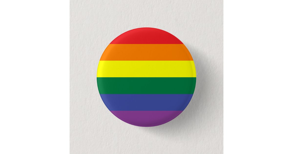 Gay Pride Flag button | Zazzle