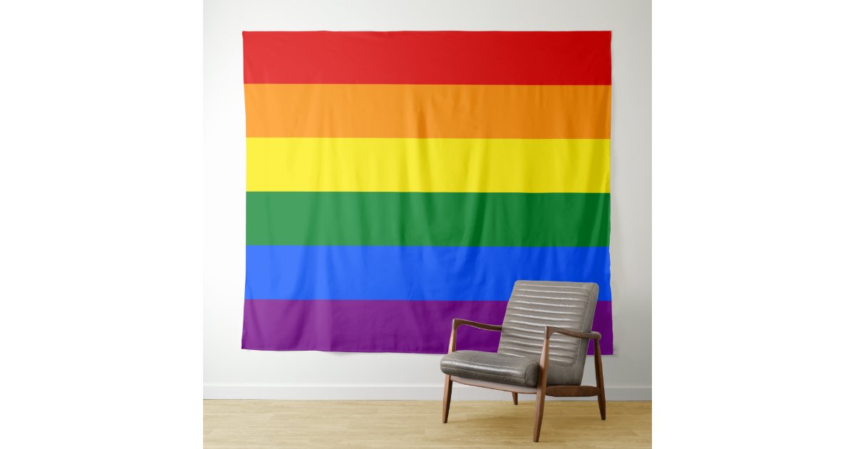 Gay Pride Flag Extra Large Lgbt Tapestry Zazzle