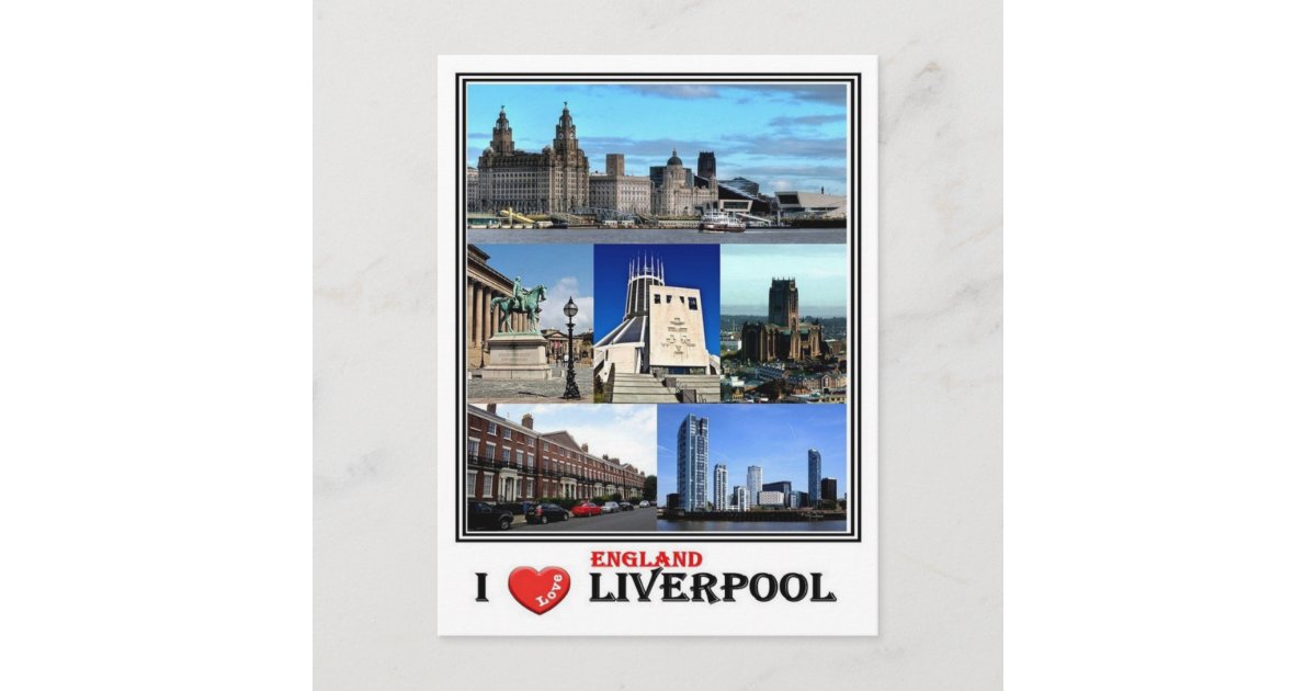GB England - Liverpool - Postcard | Zazzle