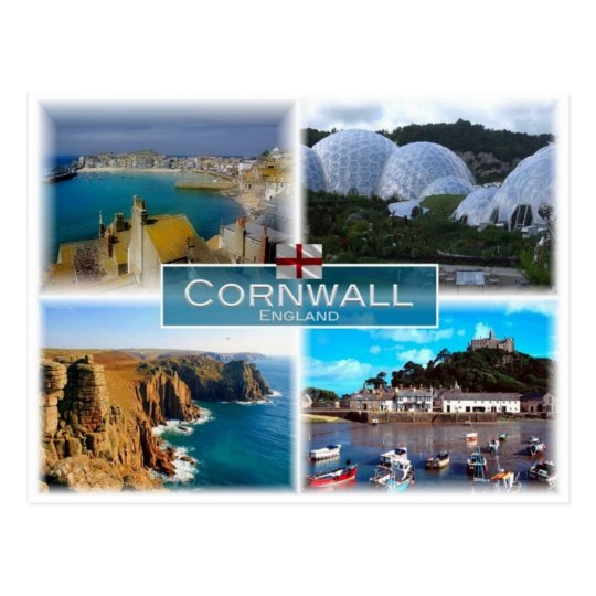 GB United Kingdom - England - Cornwall - Postcard | Zazzle.co.uk