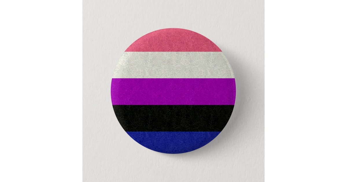 Gender Fluid Pride Flag Colored Background Design 6 Cm Round Badge | Zazzle