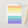 Genderfaun Pride Flag Postcard | Zazzle