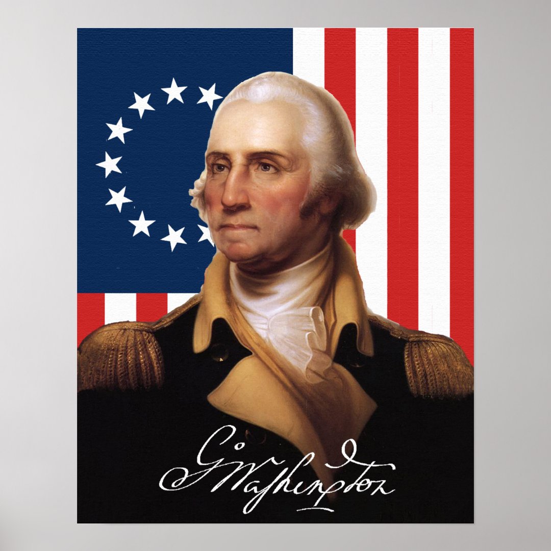 General George Washington Poster | Zazzle