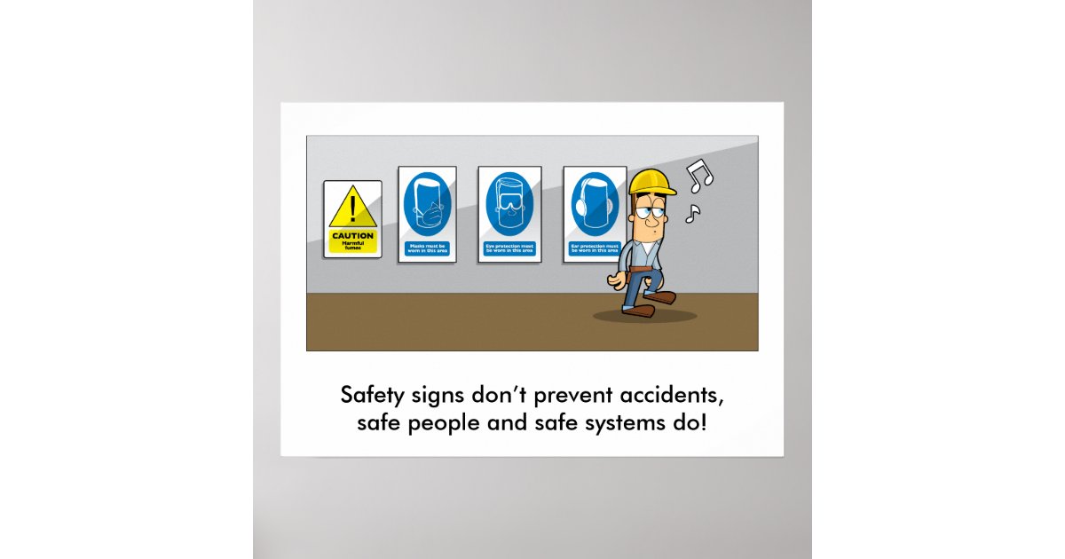 General Health & Safety Refresher 001 Poster | Zazzle