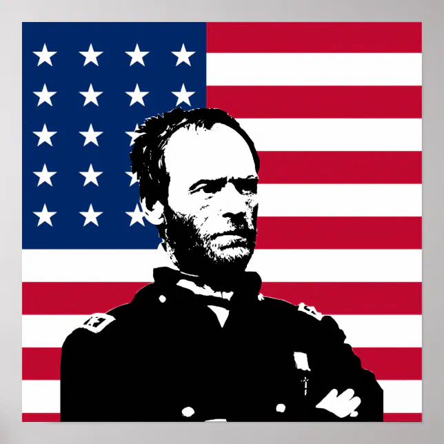 General Sherman Poster | Zazzle