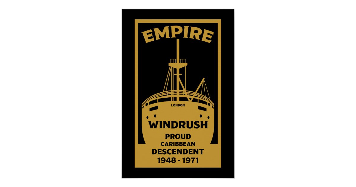 Generation Windrush Black History Poster | Zazzle