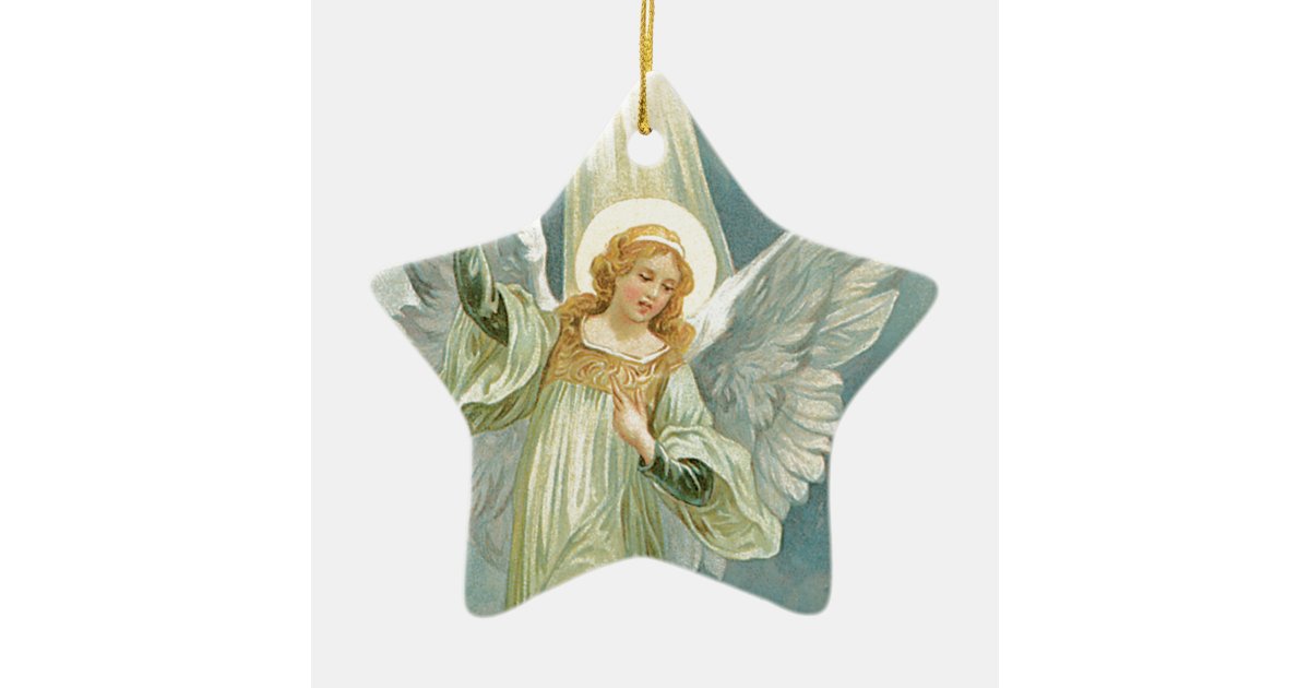 Generous - Guardian Angel of Generosity Ceramic Tree Decoration | Zazzle