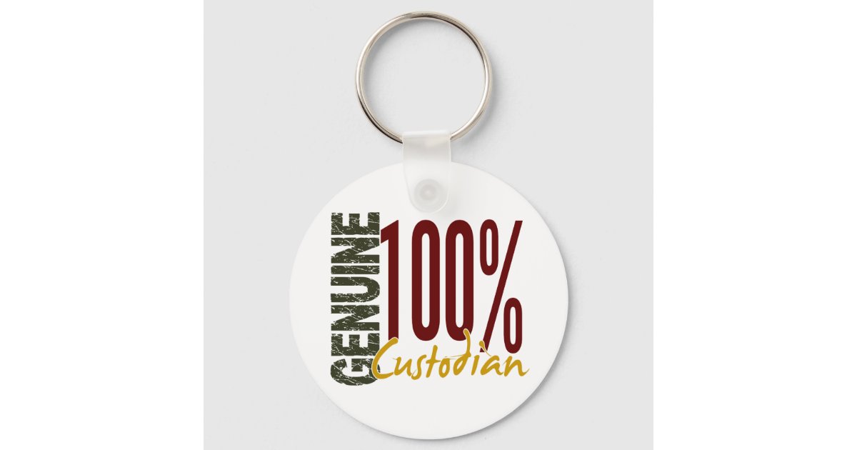 Genuine Custodian Key Ring | Zazzle