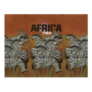 Vintage Safari Postcards | Zazzle UK