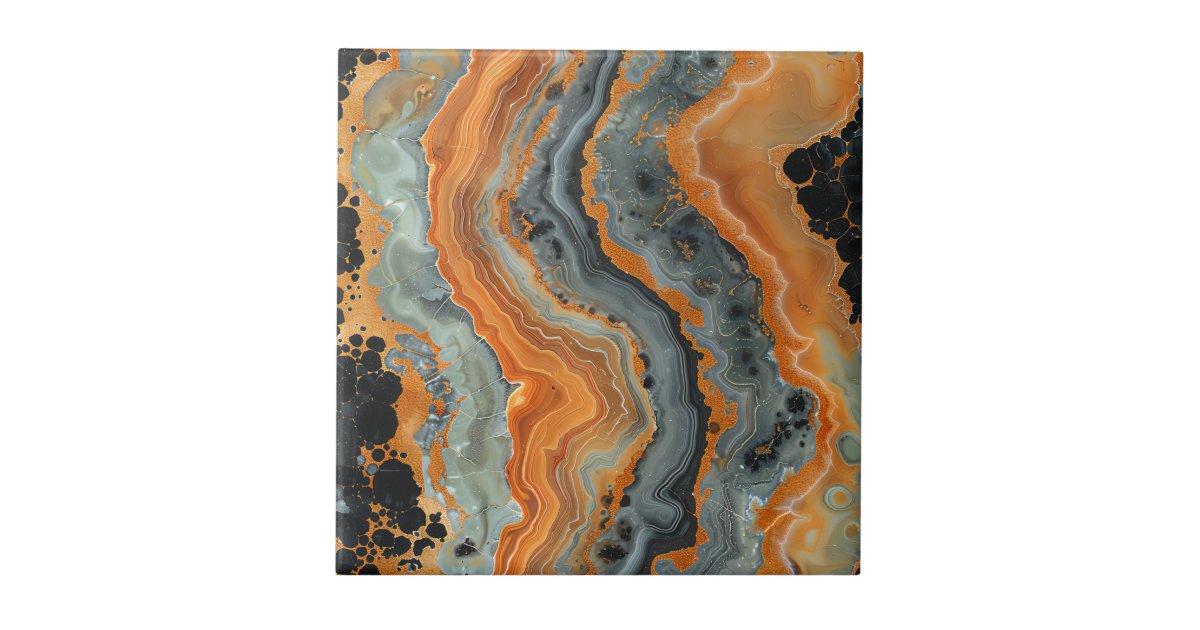 Geode Ceramic Tile | Zazzle