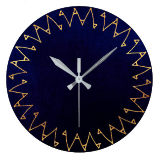 Navy Blue Wall Clocks | Zazzle.co.uk